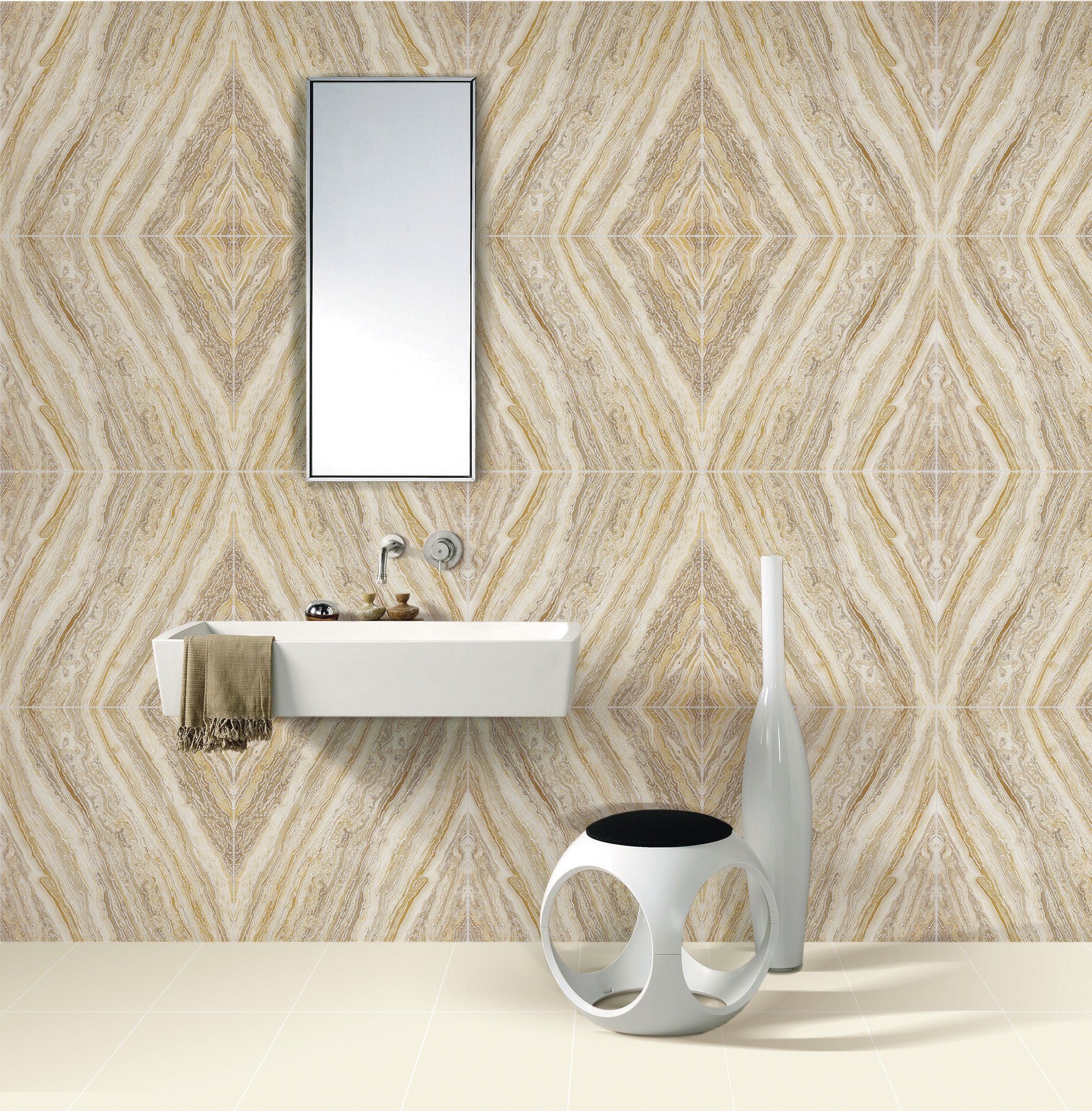 COMP IV ZUKAR 6060 BEIGE GL 600 x 600 mm Gloss