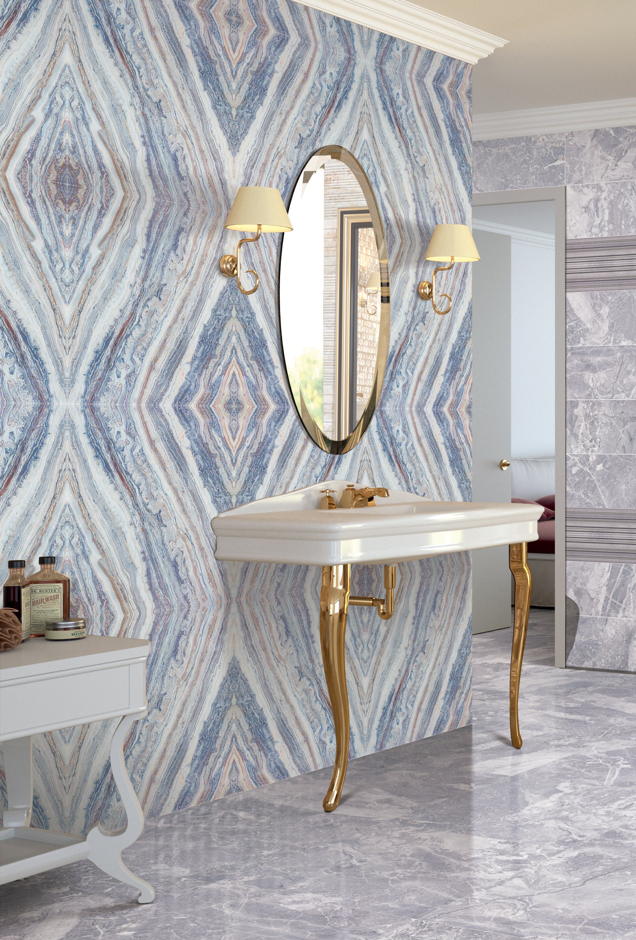 COMP IV ZUKAR 6060 MULTI GL 600 x 600 mm Gloss