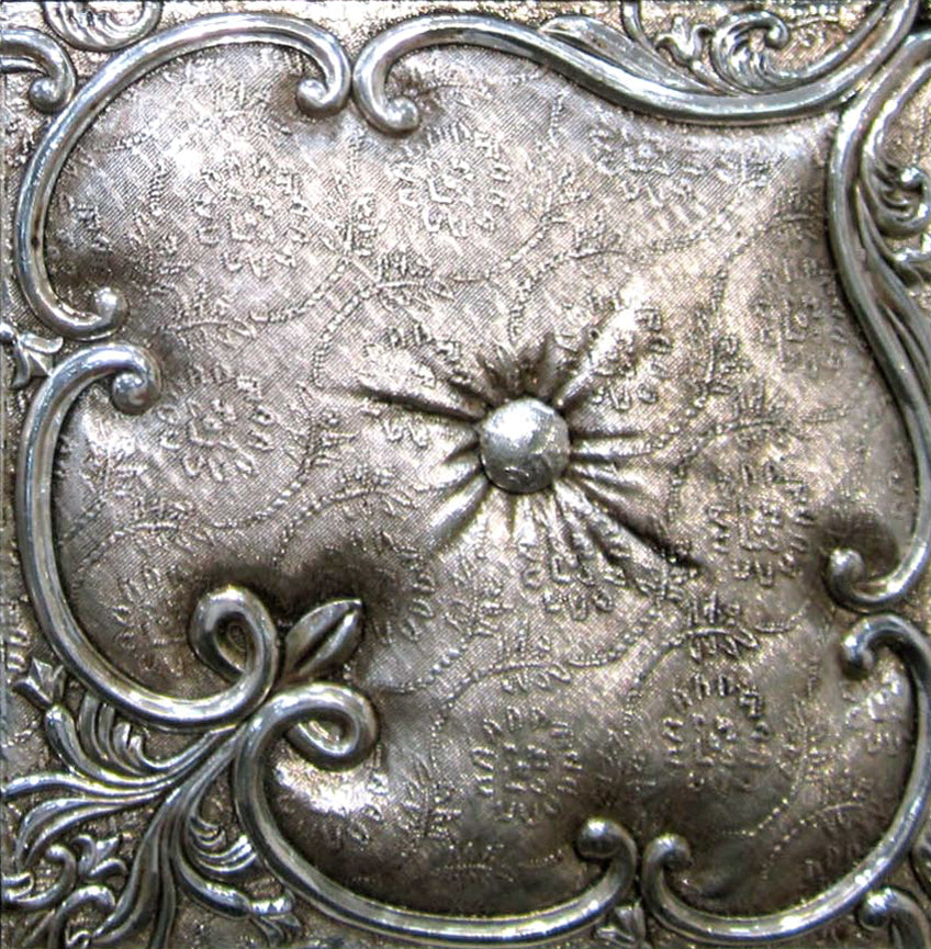 DECOR 25 PLATA 250 x 250 mm Glossy