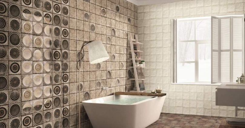 Shapes Cream 200x200 mm Glossy